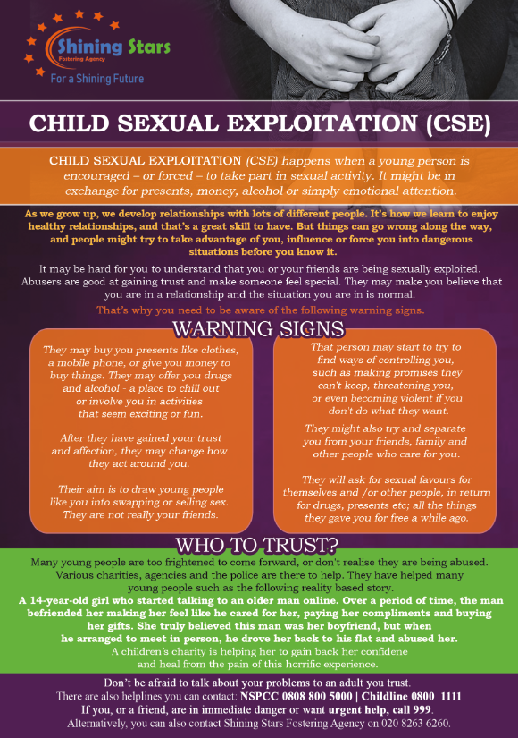 Our Safeguarding Toolkit - Shining Stars Fostering Agency